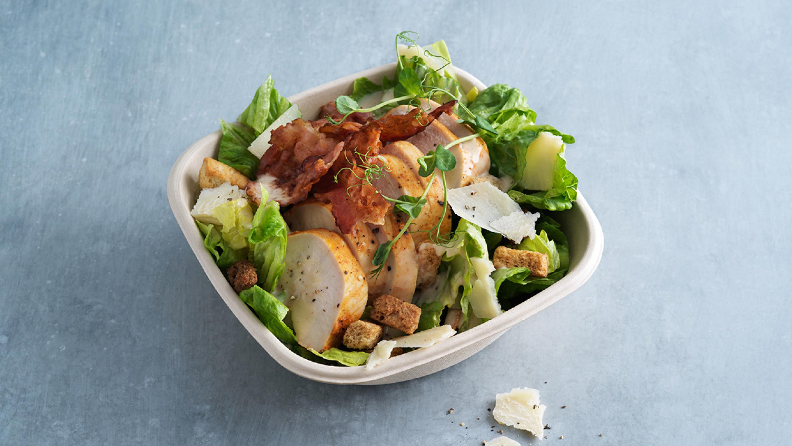 Caesarsallad | Waynes Coffee – Ekologisk frukost, lunch och fika