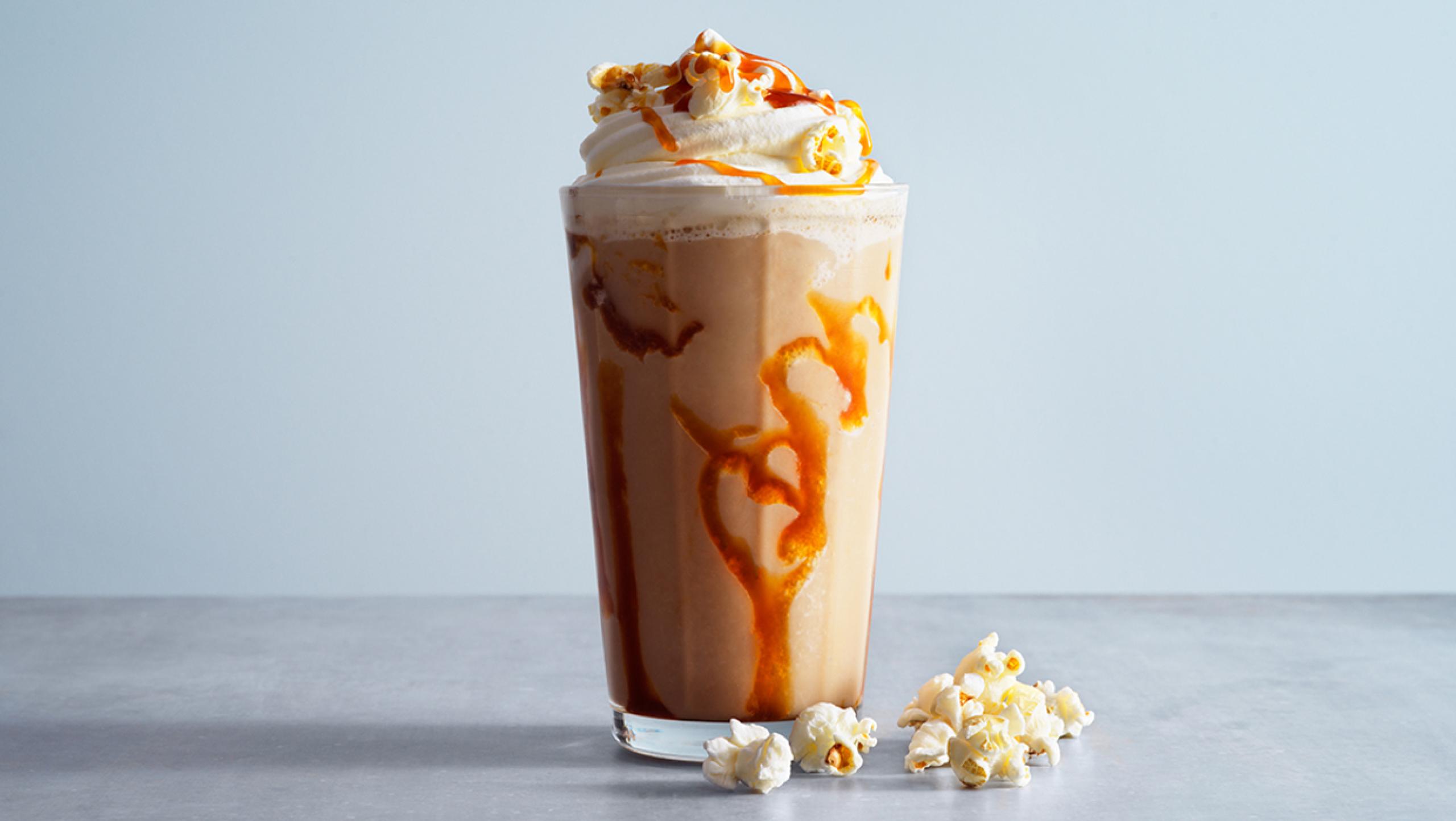 Frappe popcorn | Waynes Coffee – Ekologisk frukost, lunch och fika