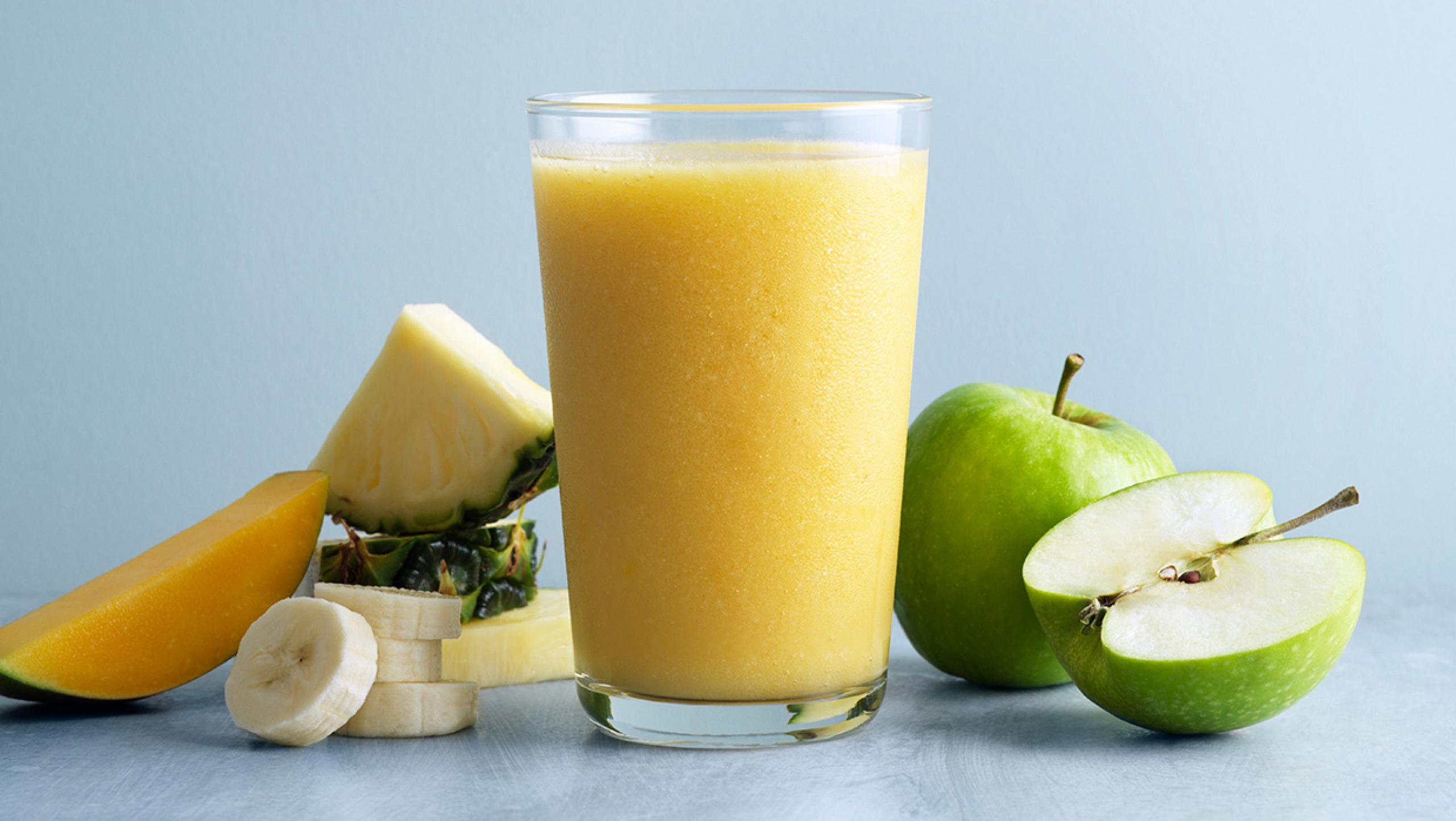 Gul smoothie | Waynes Coffee – Ekologisk frukost, lunch och fika
